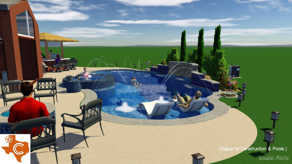 Pflugerville Swimming Pool Builder - Chaparrel Pools